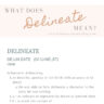 Blog Resources - Delineate Your Dwelling