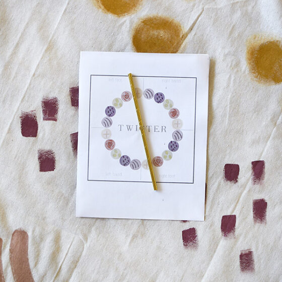 Make a Trendy DIY Modern Twister Game - Delineate Your Dwelling