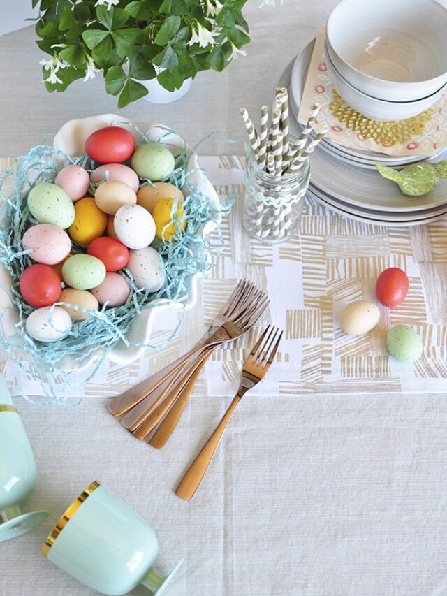 How to set an Easter Table - Delineate Your Dwelling