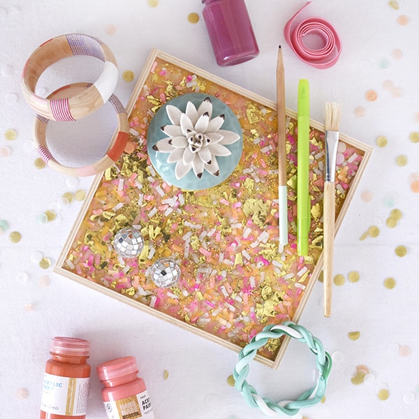 DIY Confetti Tray - Delineate Your Dwelling