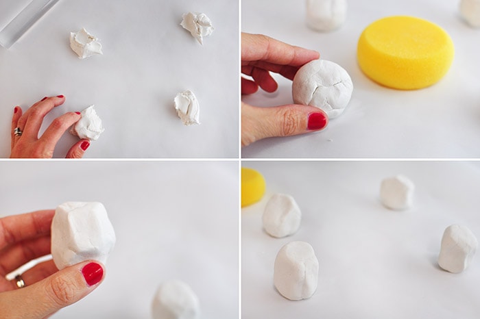 DIY Geometric Clay Place Card Holders | Design*Sponge | Bloglovin’