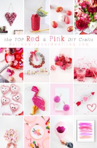 The Top Red and Pink DIY Crafts - Delineate Your Dwelling