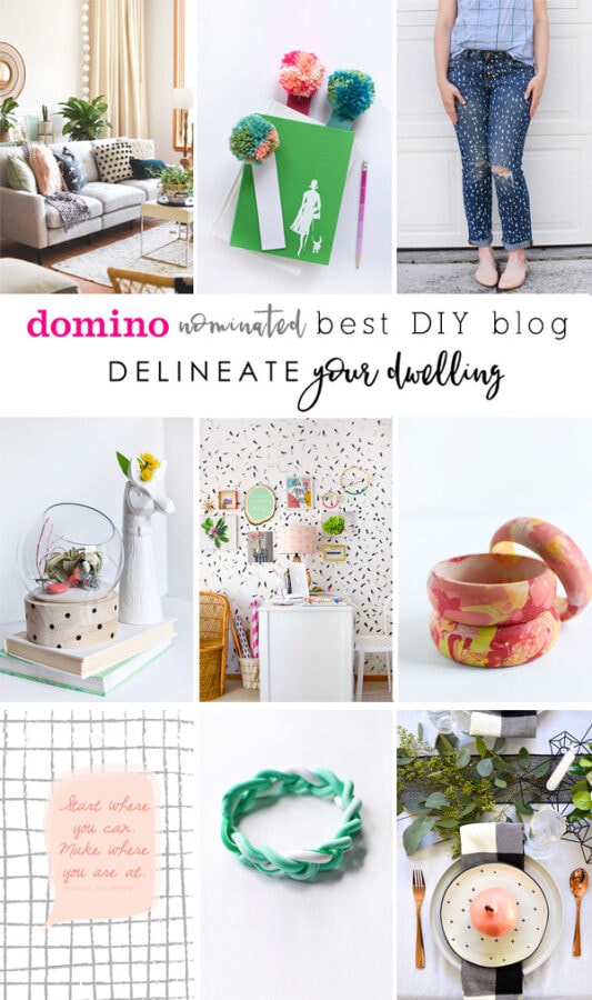 Finalist on Domino Magazine Blog Awards - Delineate Your Dwelling