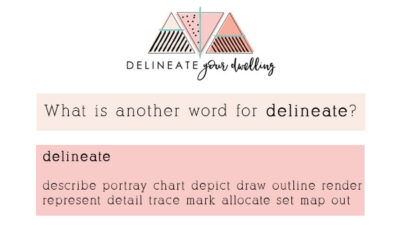 Delineate meaning - Delineate Your Dwelling