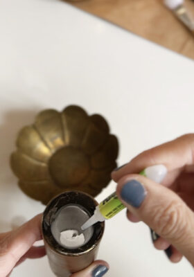 How to Antique Glass with Rub N Buff - Delineate Your Dwelling