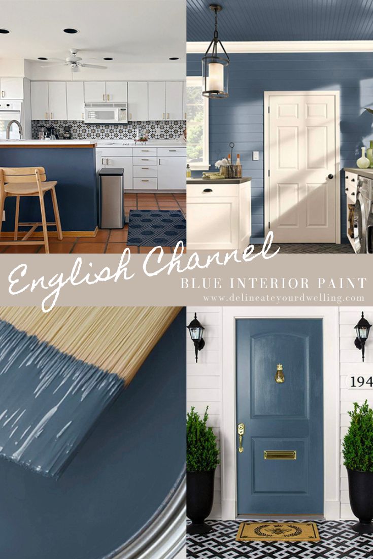BEHR English Channel Blue Interior Paint - Delineate Your Dwelling