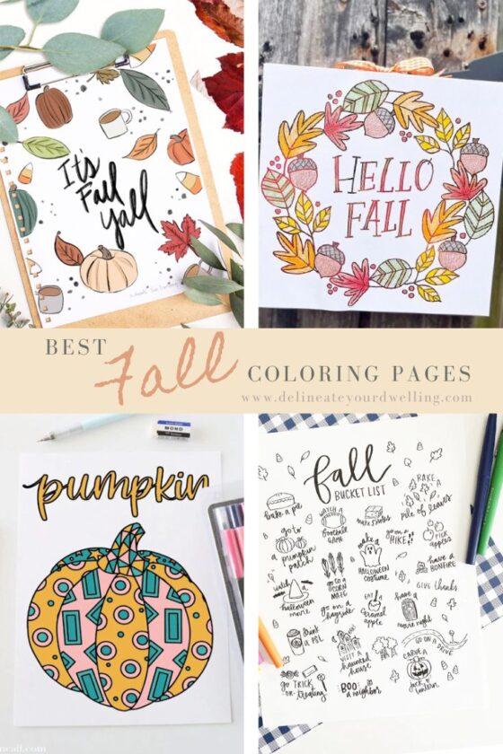 Best Fall Coloring Pages - Delineate Your Dwelling