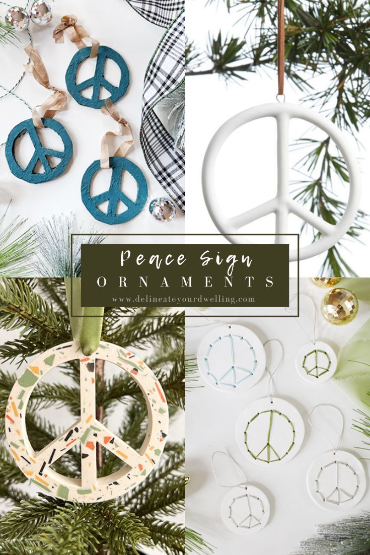 16 of the Best Peace Sign Ornaments - Delineate Your Dwelling