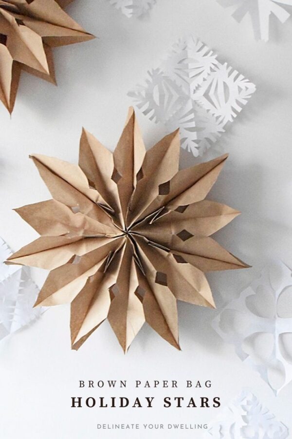 Paper Bag Stars Add Scandinavian Festivity To Your Christmas Decor 