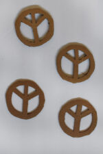 How to make Cardboard Peace Sign Ornaments - Delineate Your Dwelling