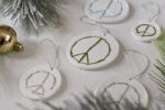 How to make Clay Peace Sign Ornaments - Delineate Your Dwelling