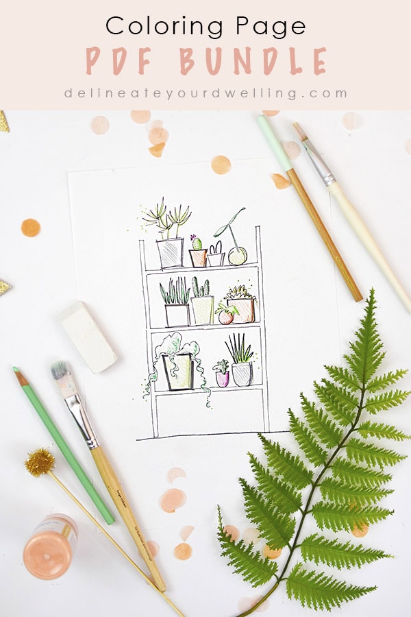 Coloring Page Bundles now available! - Delineate Your Dwelling