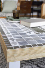 IKEA hack, Geometric Tiled Coffee Table - Delineate Your Dwelling