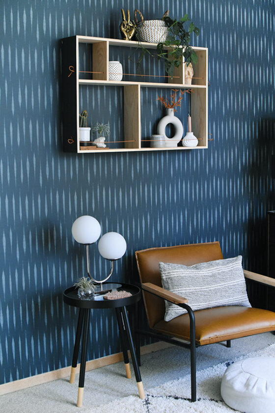 Modern Narrow Display Shelf - Delineate Your Dwelling