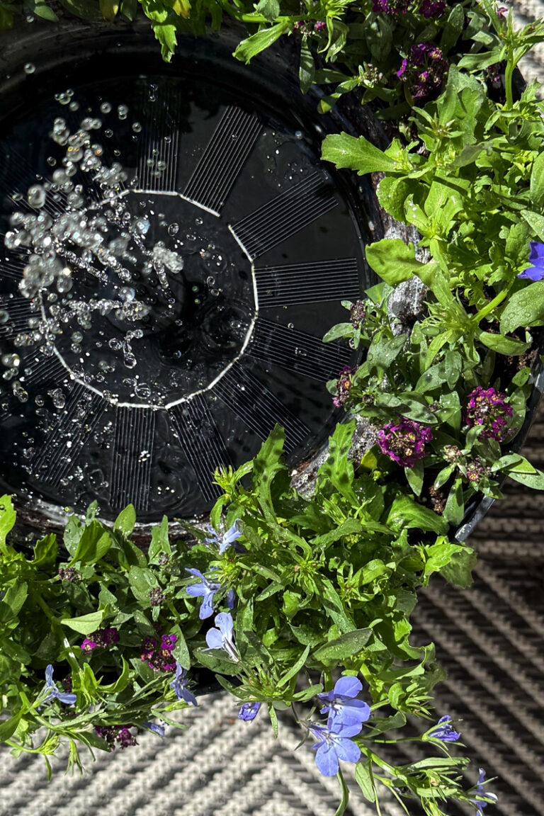 DIY Solar Water Fountain - Delineate Your Dwelling