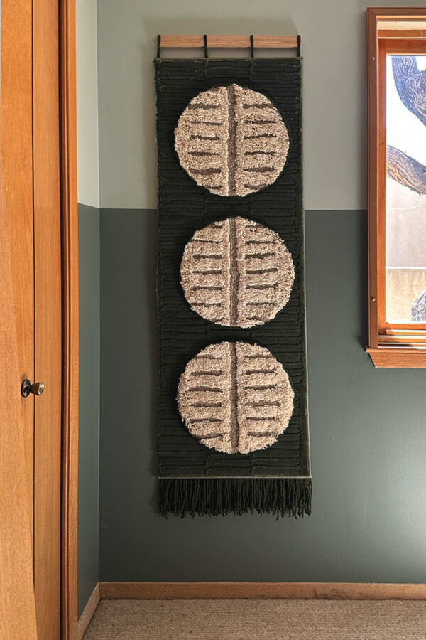 DIY Wall Hanging using a Rug - Delineate Your Dwelling