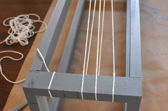 DIY Woven Plant Stand - Delineate Your Dwelling