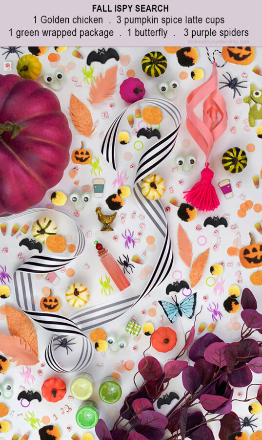 Fall themed ISpy Image - Delineate Your Dwelling