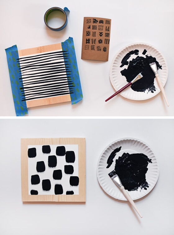 DIY Wood Block Art - Delineate Your Dwelling