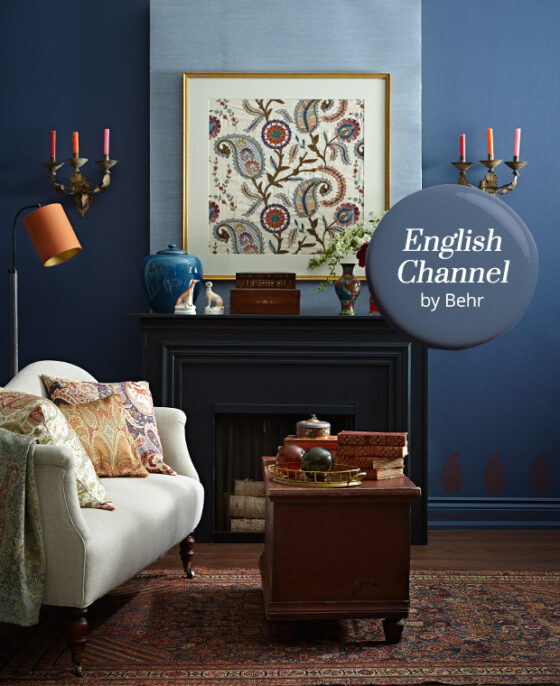 BEHR English Channel Blue Interior Paint - Delineate Your Dwelling