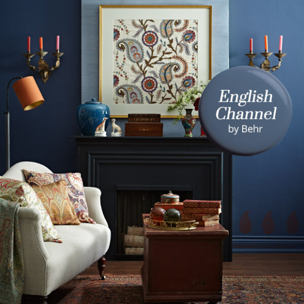 BEHR English Channel Blue Interior Paint - Delineate Your Dwelling