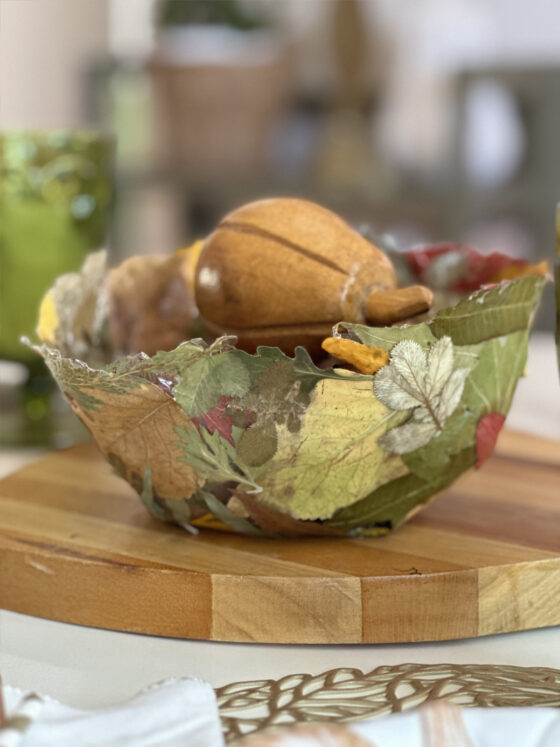 DIY Leaf Bowl - Delineate Your Dwelling