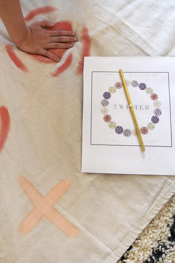 Make a Trendy DIY Modern Twister Game - Delineate Your Dwelling