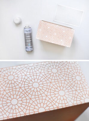 Pattern Painted Box - Delineate Your Dwelling