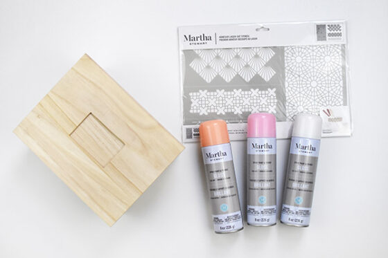 Pattern Painted Box - Delineate Your Dwelling