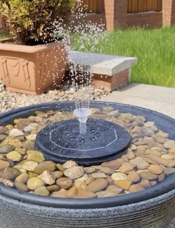 DIY Solar Water Fountain - Delineate Your Dwelling