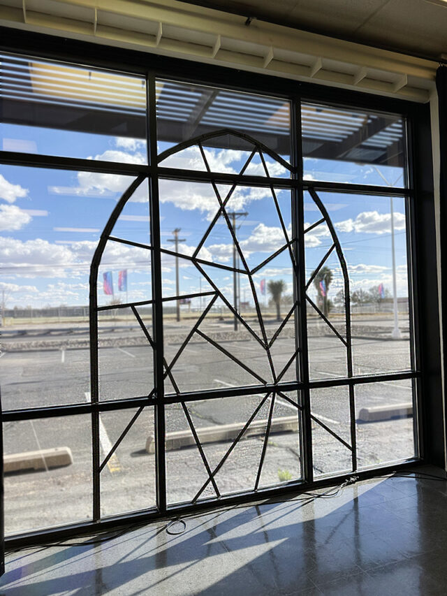 Stained Glass Window Display - Delineate Your Dwelling