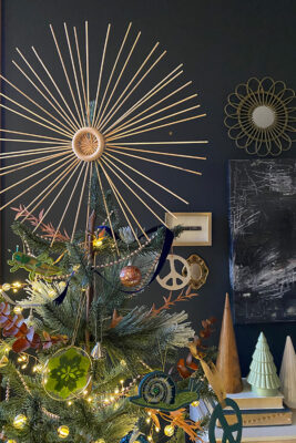 DIY Wooden Starburst Tree Topper - Delineate Your Dwelling