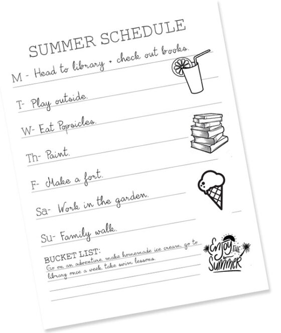 40+ Screen Free Summer Activities - Delineate Your Dwelling