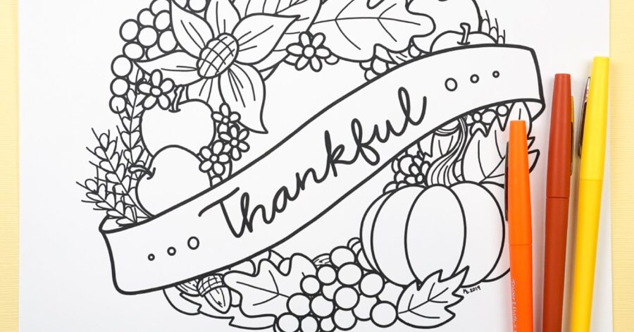 Best Fall Coloring Pages - Delineate Your Dwelling