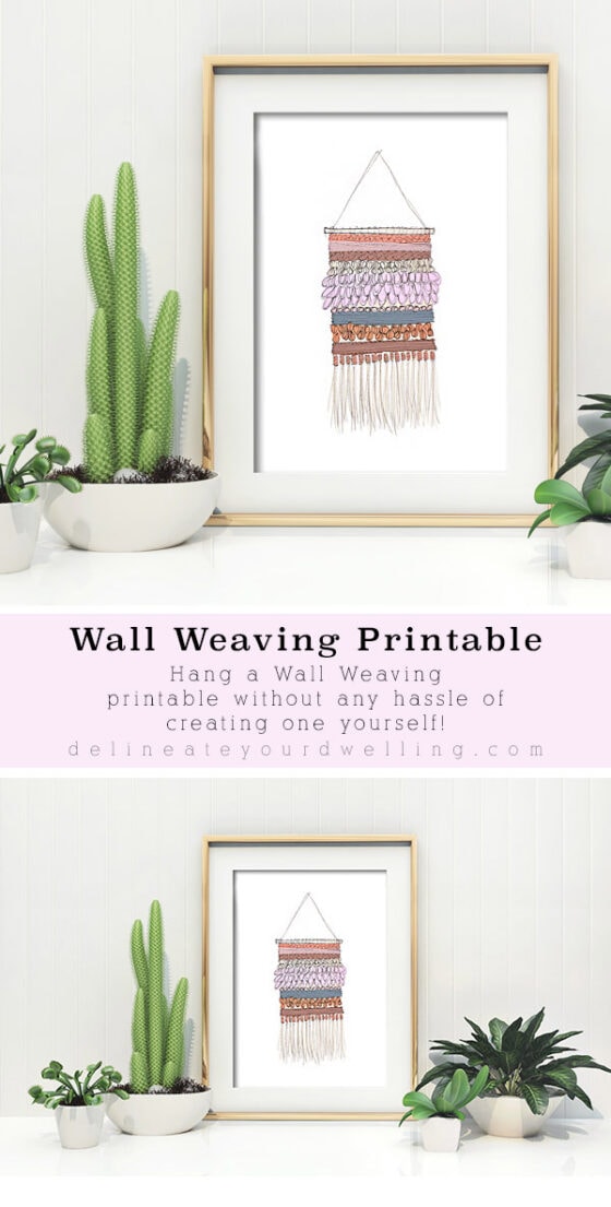 Wall Weaving Printable - Delineate Your Dwelling