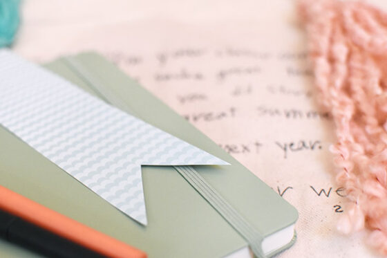 Printed Letter Tote Bag - Delineate Your Dwelling